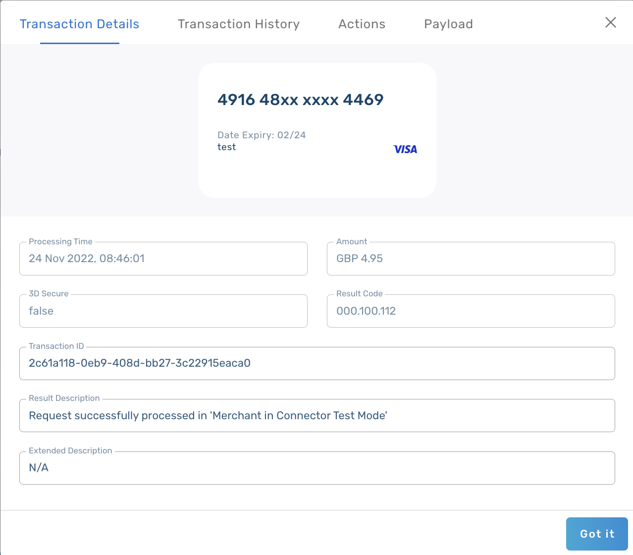 Transactions – Nomupay